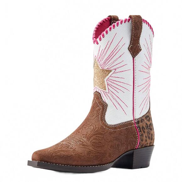 Ariat | Shoes | New Ariat Girls Heritage Star Western Boot Medium In ...